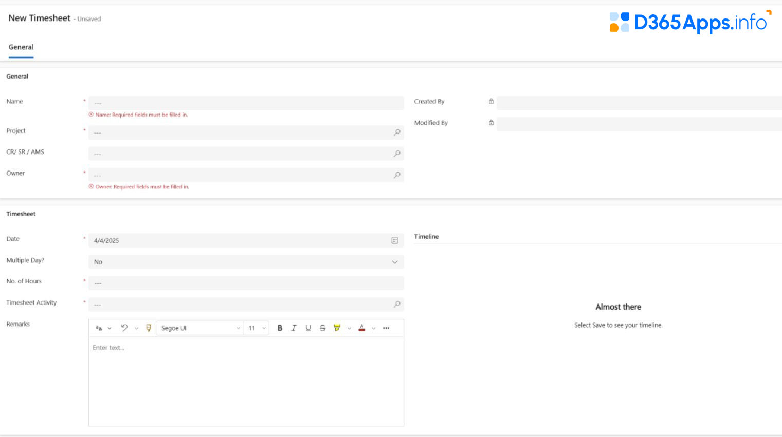 Timesheet App Review: Dynamics 365 Time Tracking Solution